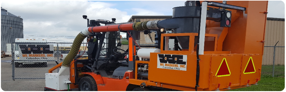 WL Markers, Snow-plowable Raised Pavement Markers in roads otherwise ...